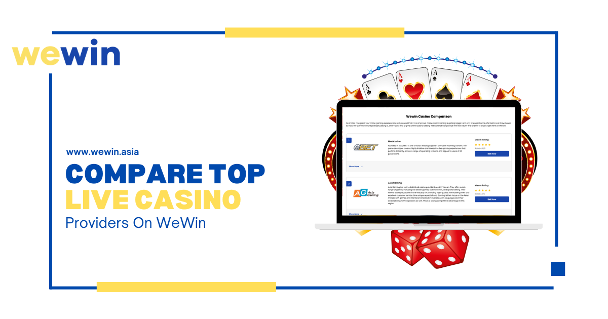Compare Top Live Casino Providers On WeWin